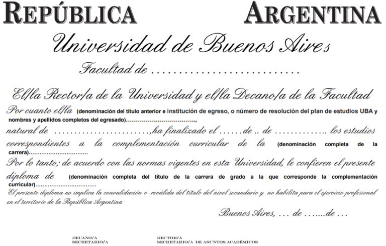 CAPÍTULO A: REGLAMENTO PARA LA CONFECCIÓN DE EXPEDICIÓN DE DIPLOMAS ...